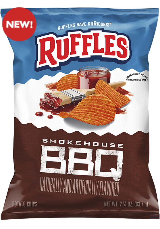 RUFFLES Smokehouse BBQ Flavored Potato Chips Ruffles ruffles-smokehouse-bbq-flavored-potato-chips-ruffles